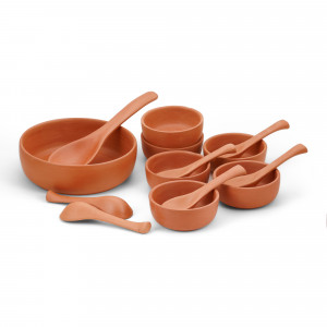Terracotta Pudding Set (set of 6) | Ecohoy