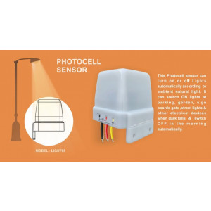 Automatic Day Night Light Sensor Switch - Motion Sensors & Light ...